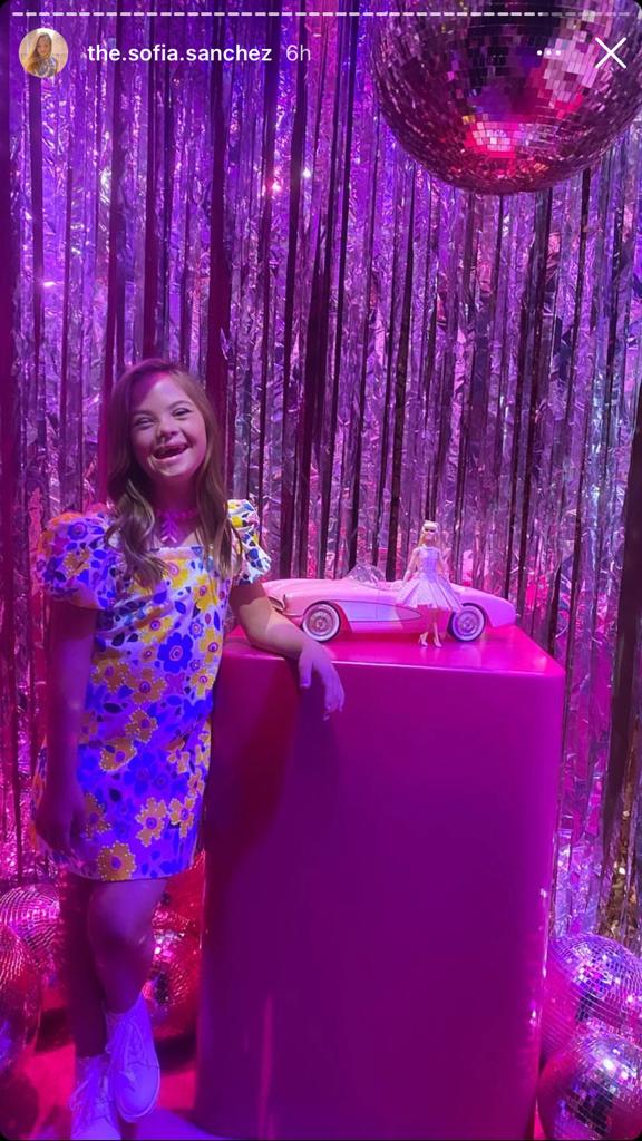 (FOTOS) Sofía Sanchez lució un vestido inspirado en la Barbie con ...