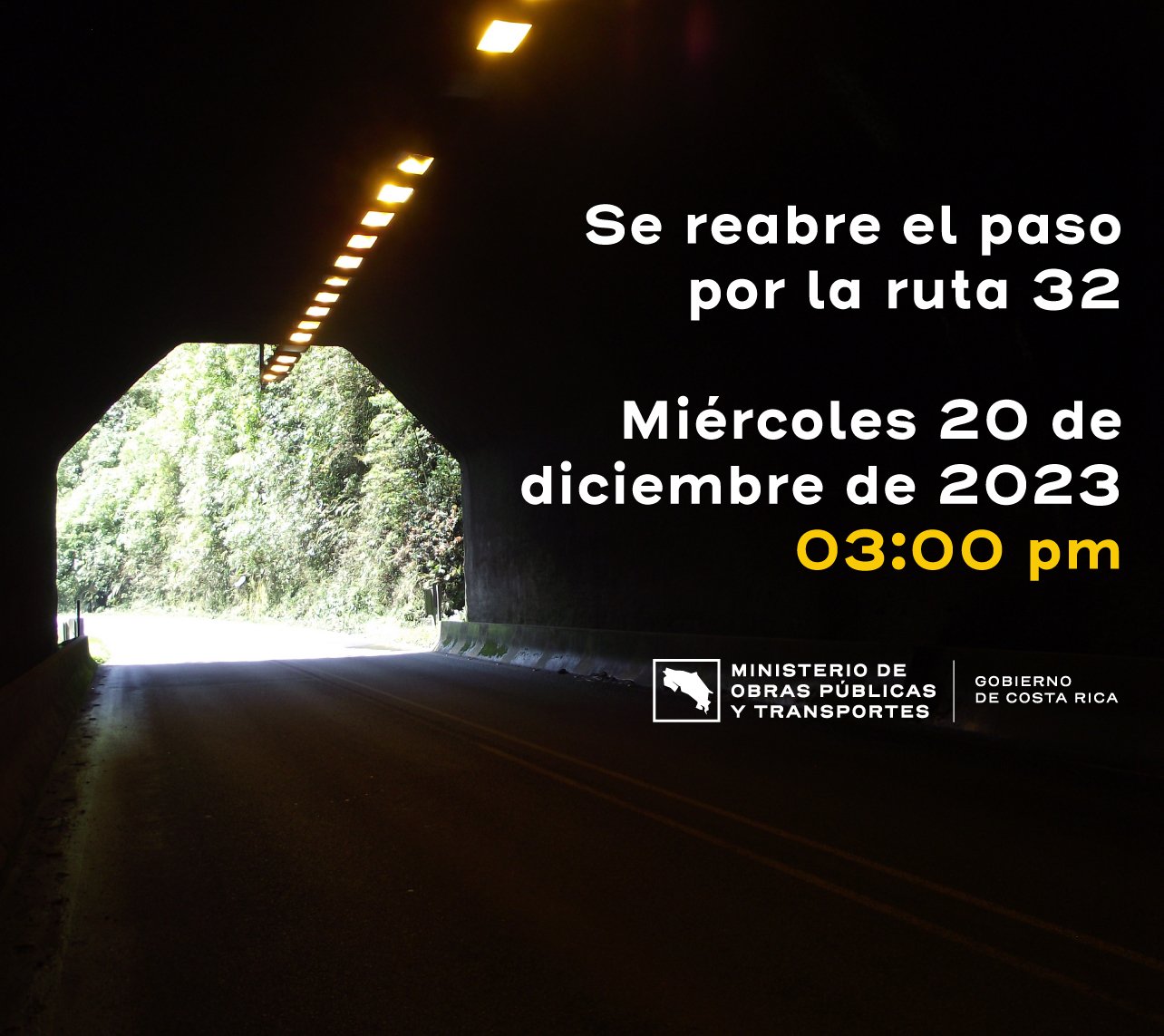 Atención conductores: Se reabre la ruta 32 | CRHoy.com