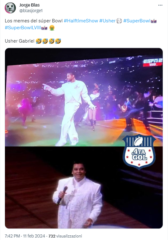 (FOTOS) Los memes de la presentación de Usher en el Super Bowl | CRHoy.com