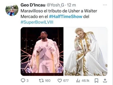 (FOTOS) Los memes de la presentación de Usher en el Super Bowl | CRHoy.com