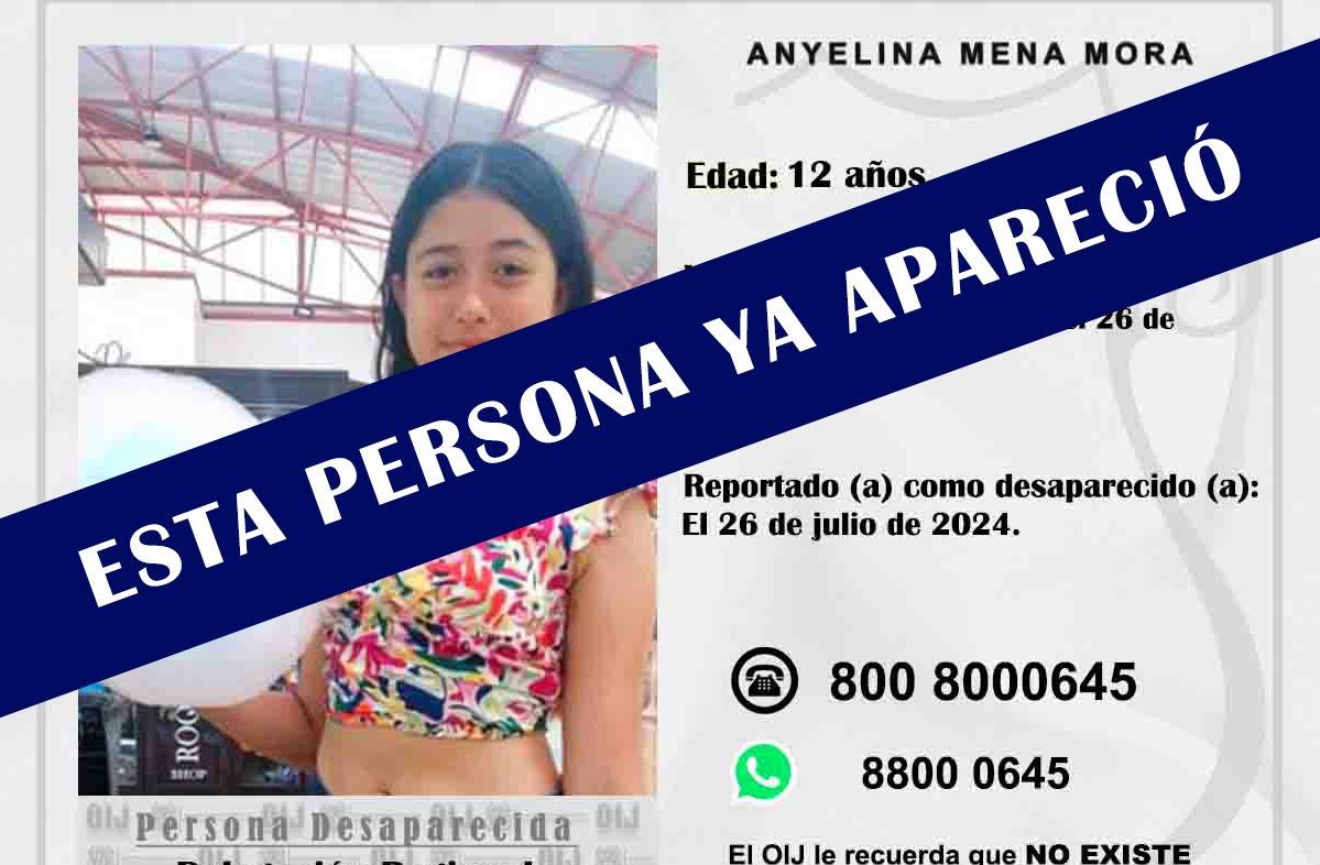 A prisión sospechoso por caso de niña desaparecida, lo investigan por presunta violación | CRHoy.com