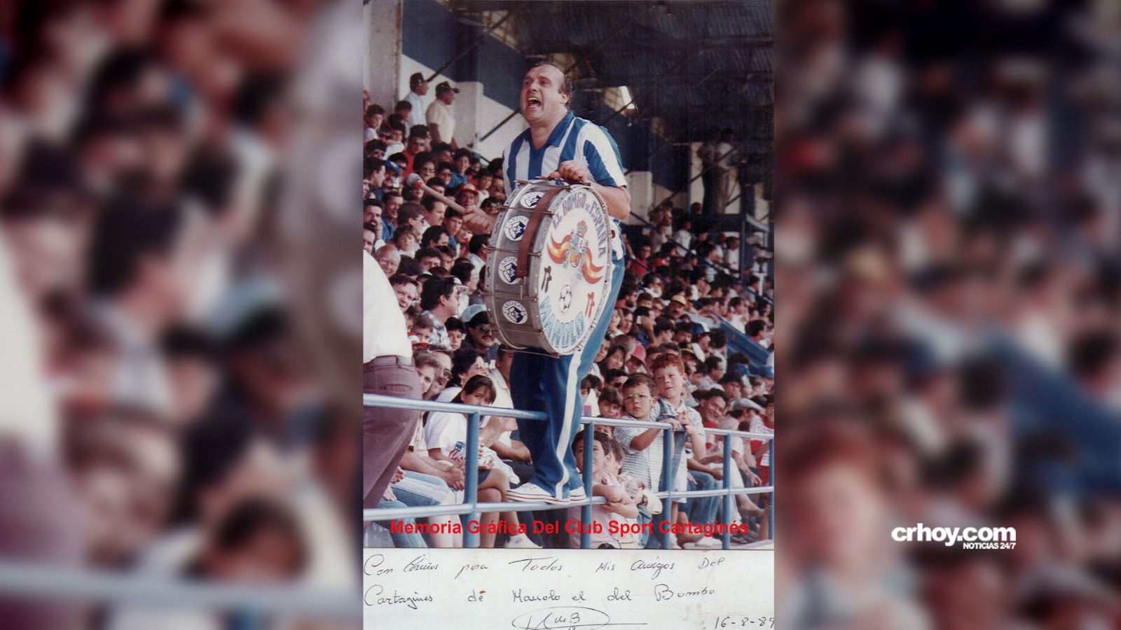 El día que Manolo “el del Bombo” desató la locura en el Fello Meza ...