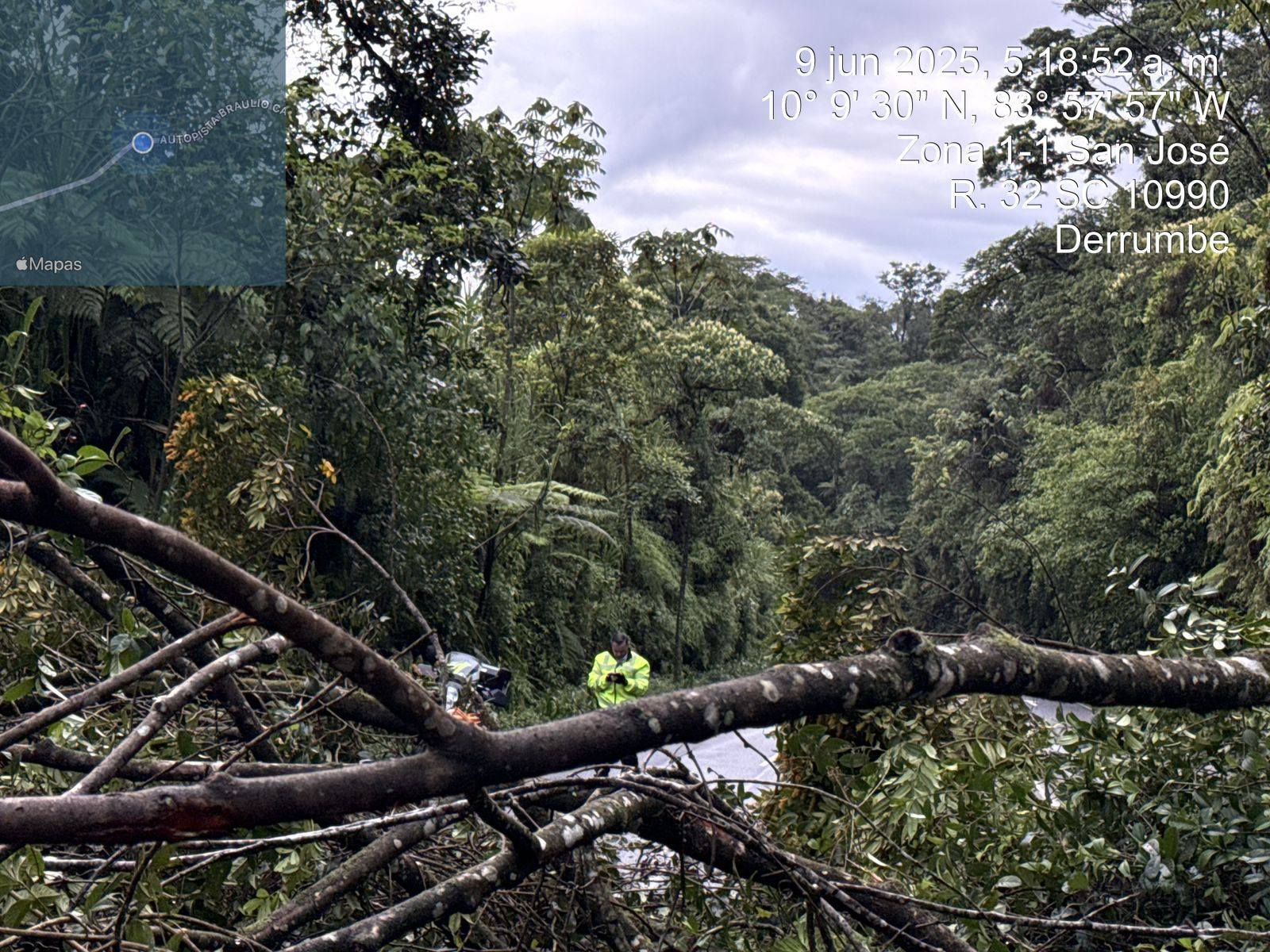 Atención conductores: Ruta 32 se mantiene cerrada tras caída de ...
